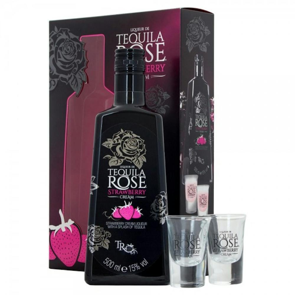 Tequila Rose Gift Set Strawberry Cream Liqueur :: Cordials & Liqueurs