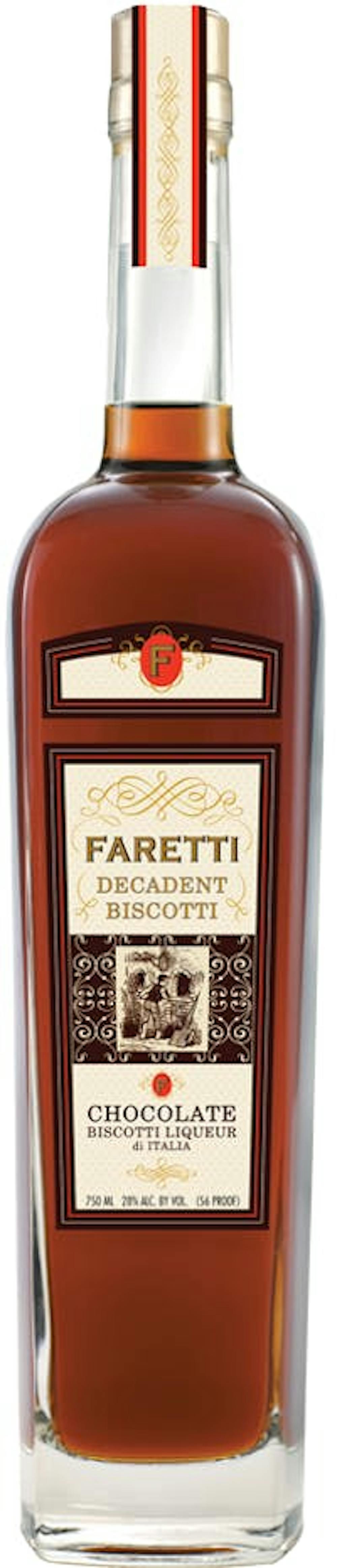 Faretti Chocolate Biscotti Liqueur 750ml :: Cordials & Liqueurs