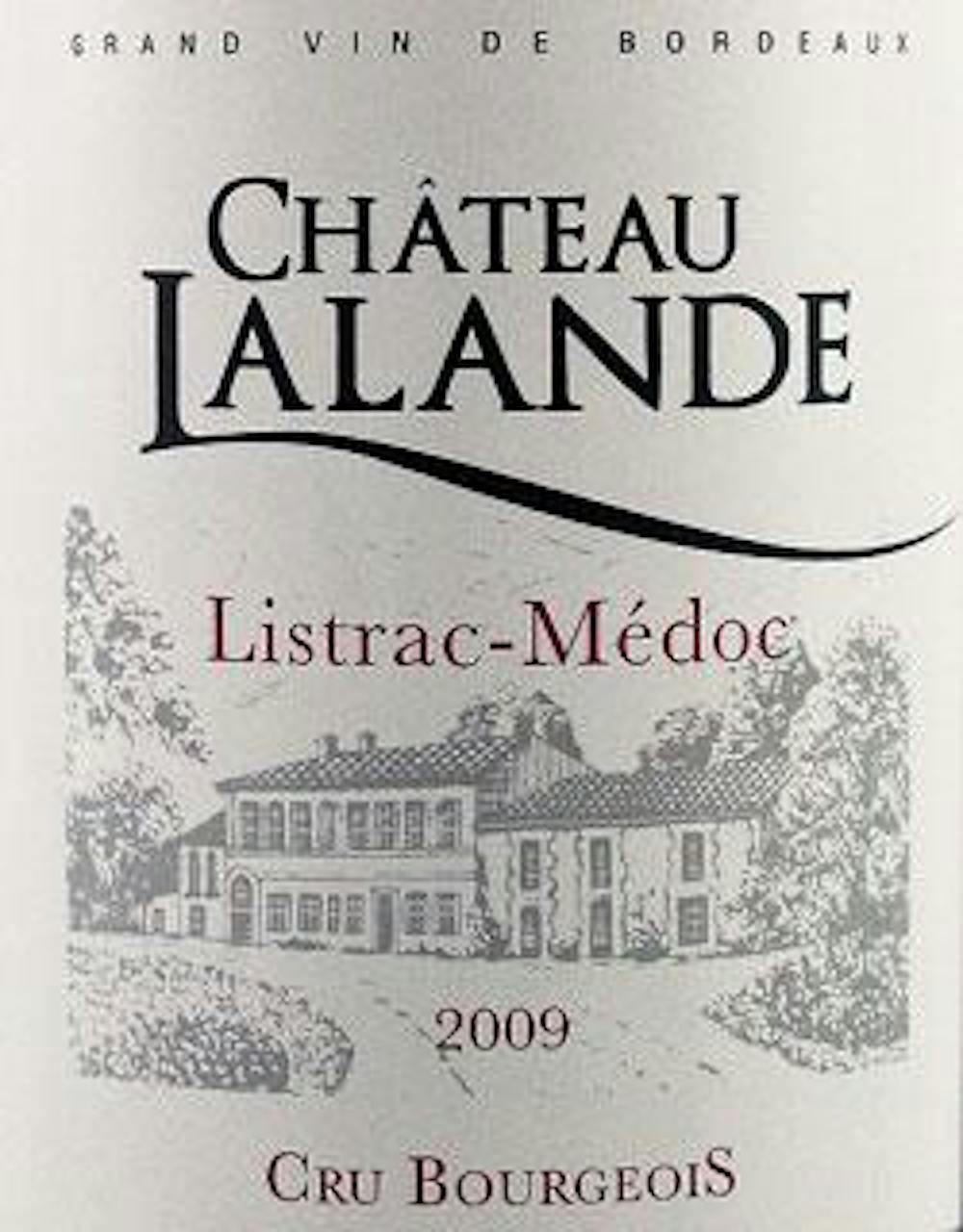 Chateau Lalande Listrac-Medoc 2009 :: Bordeaux Red
