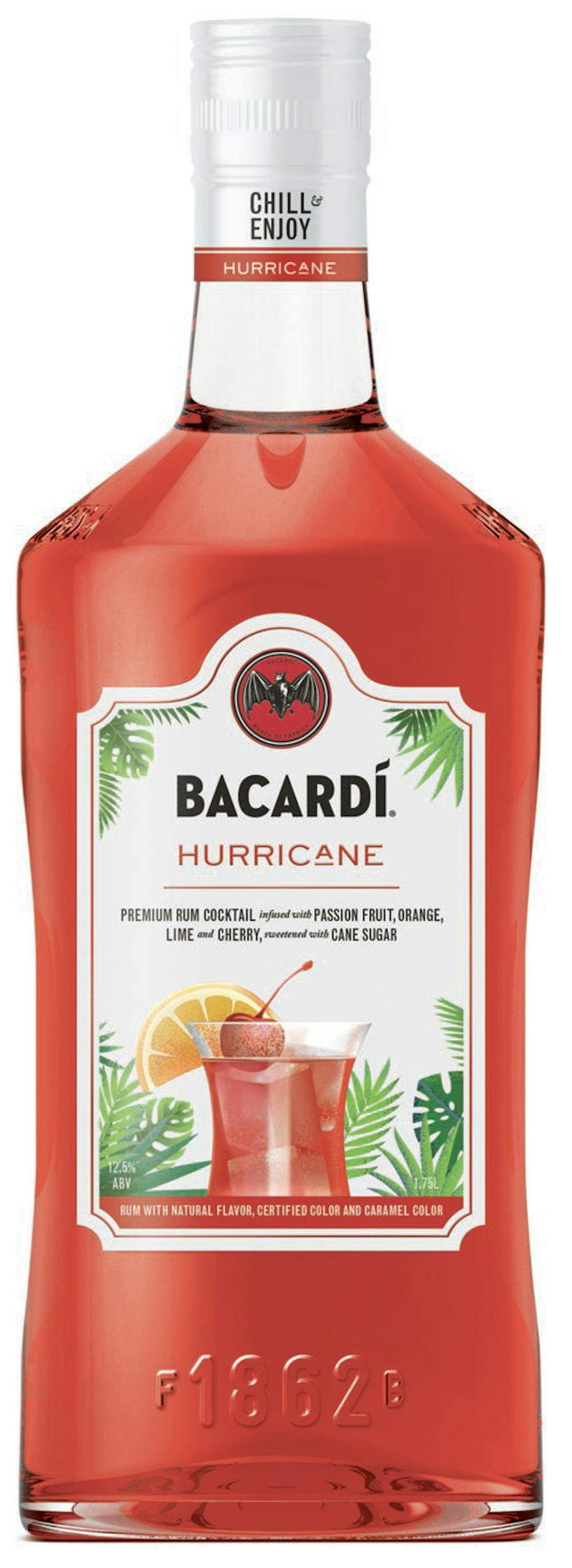 Bacardi RTD Hurricane Cocktail 1.75L :: Rum