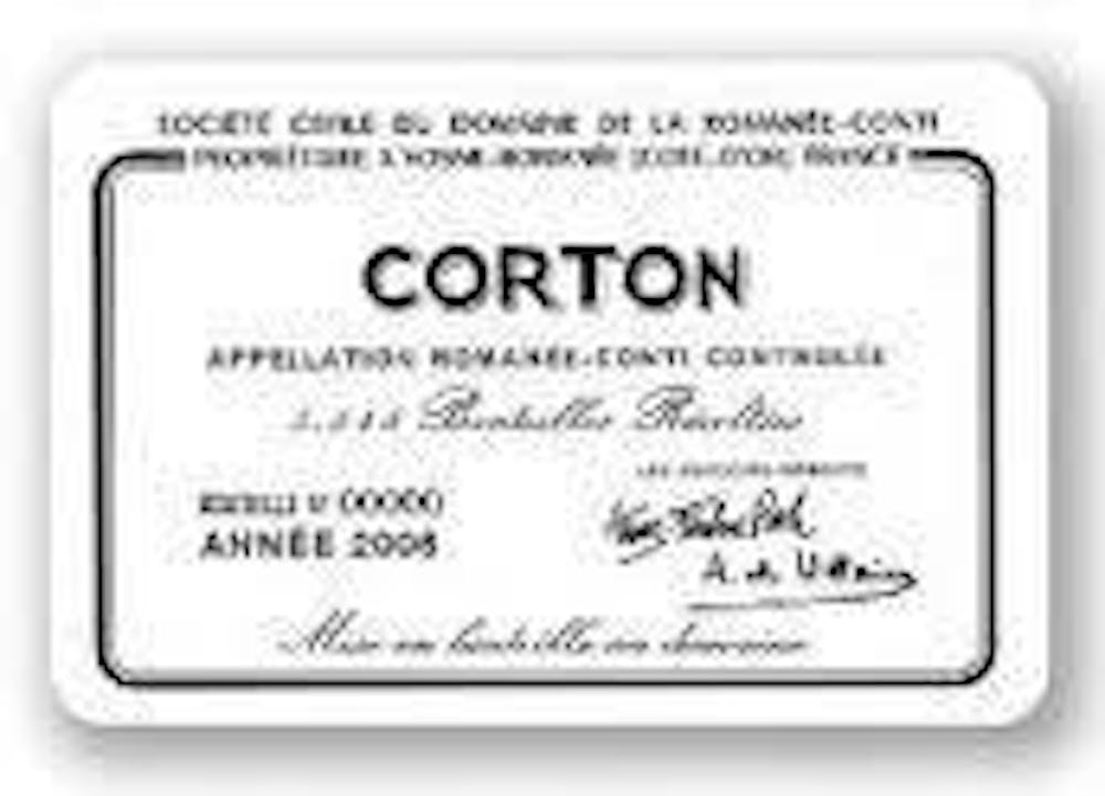 Domaine Romanee Conti Corton 2010 :: Burgundy Red
