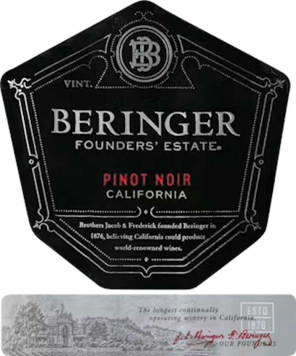 Beringer 'Founders Estate' Pinot Noir 2023 :: Pinot Noir