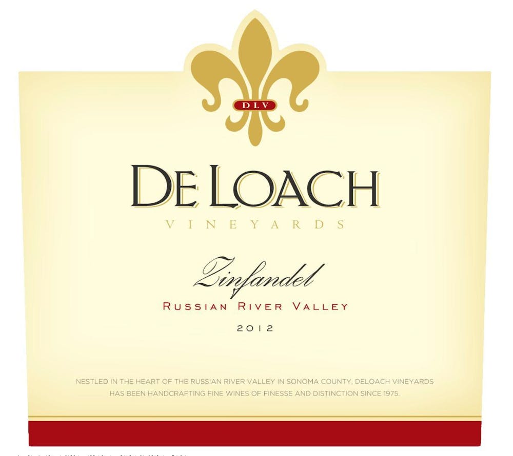 DeLoach 'Russian River Valley' Zinfandel 2012 :: Zinfandel