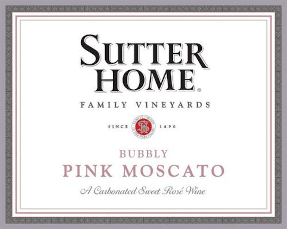Sutter Home Pink 'Bubbly' Moscato :: Bubbly Sweet