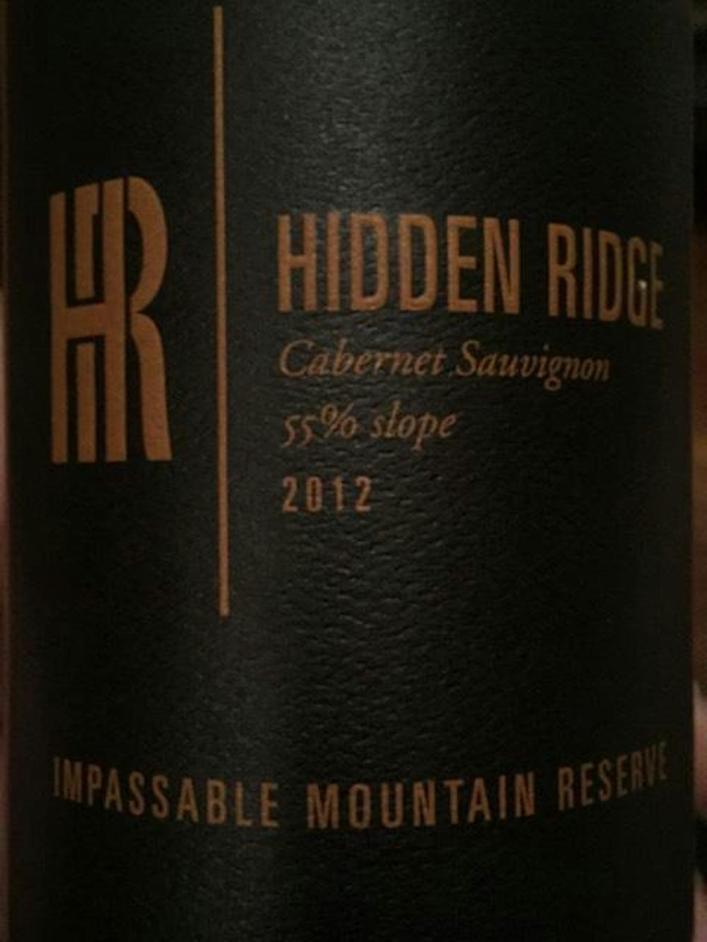 Hidden Ridge Impassable Mt. Cabernet Sauvignon 2012 :: Cabernet Sauvignon