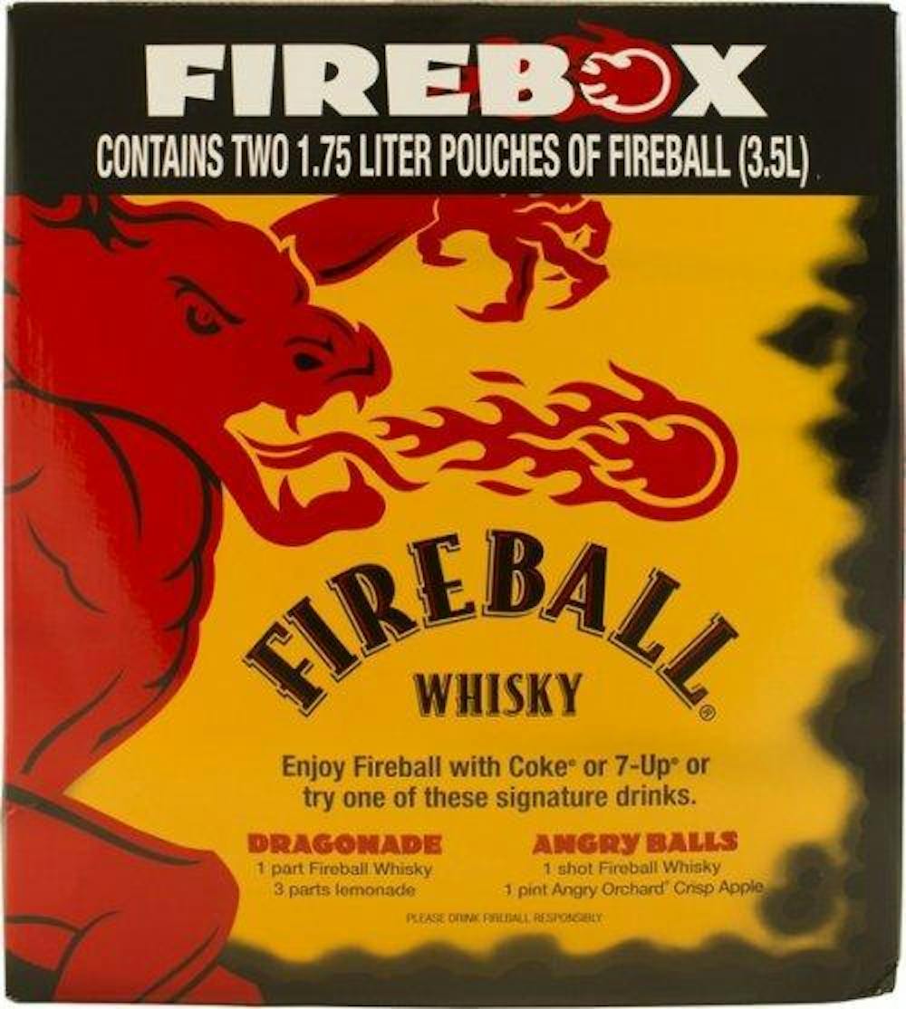 Fireball Cinnamon 3.5L 'FireBox' :: Whiskey
