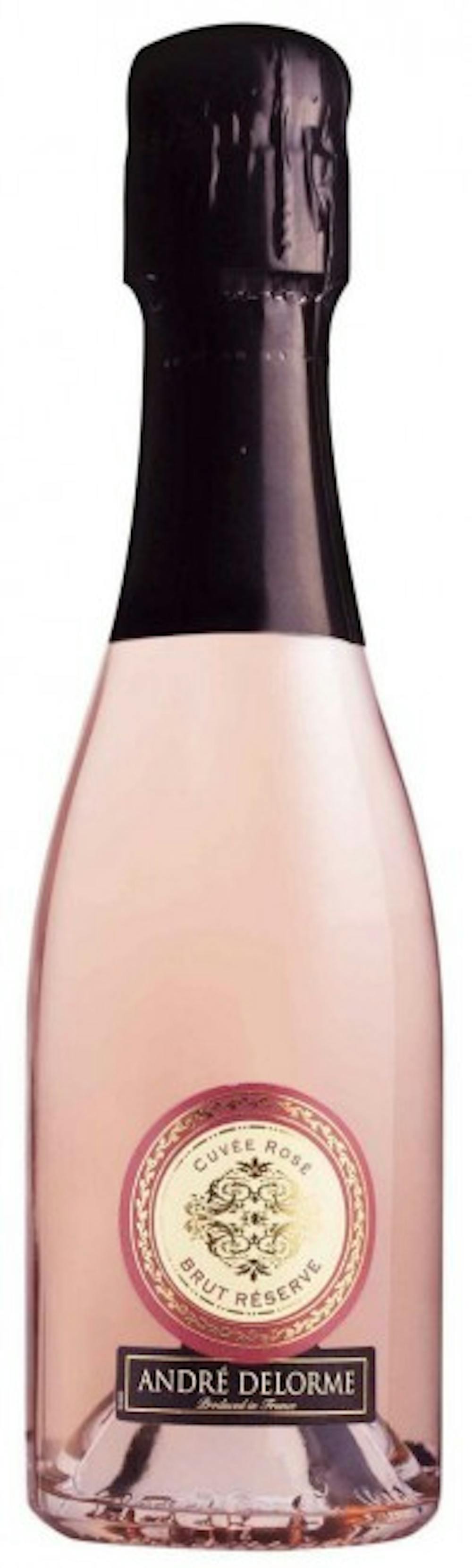 Andre DeLorme 'Cuvee Rose' Brut Reserve 187ml :: Bubbly Dry
