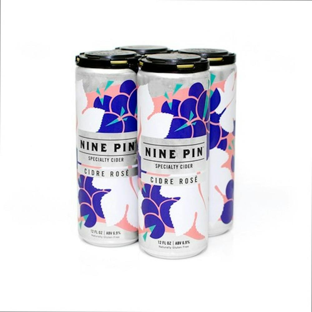 Nine Pin Ciderworks Rose Cider 4-12oz Cans :: Cider