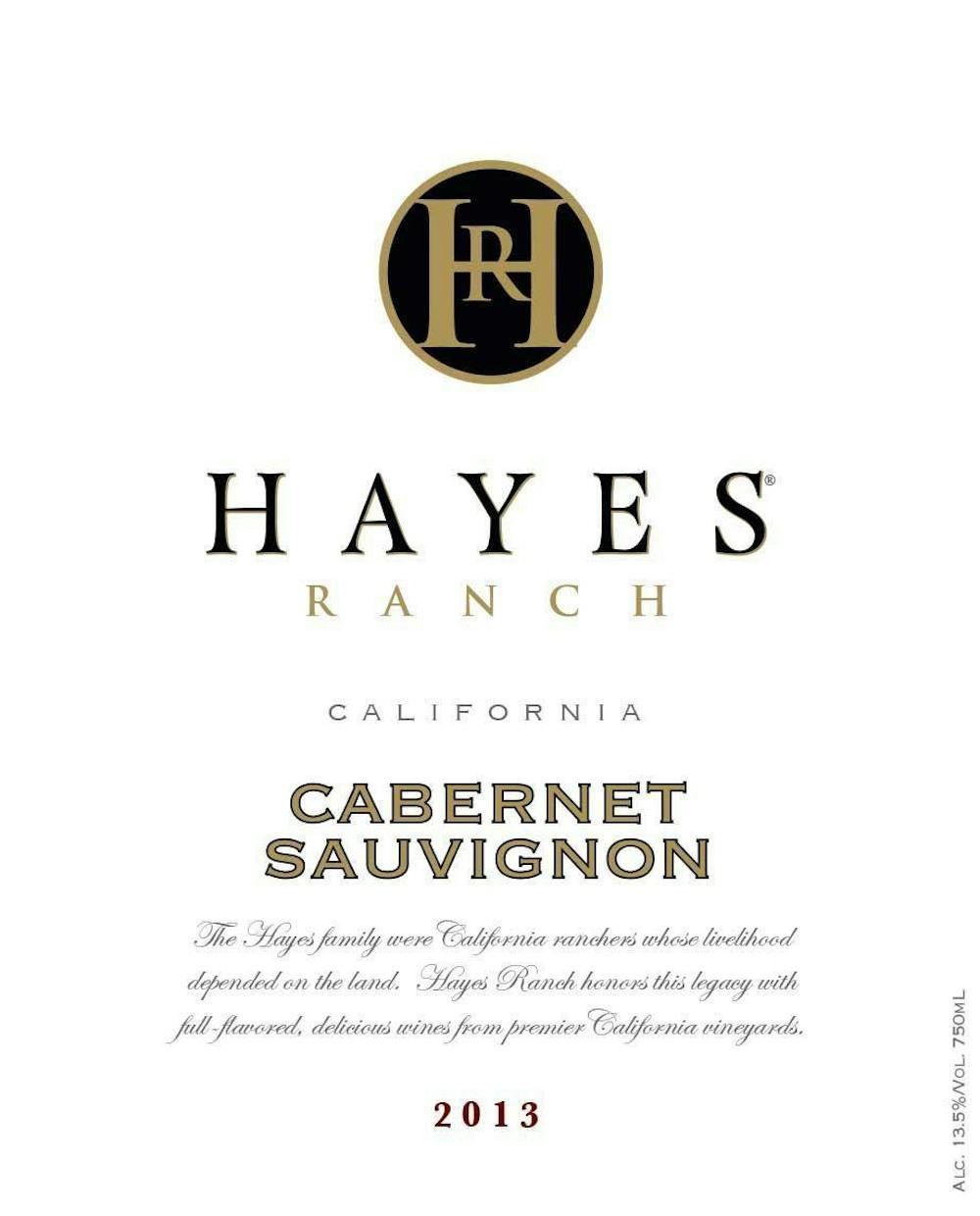 Hayes Ranch Cabernet Sauvignon 2014 :: Cabernet Sauvignon