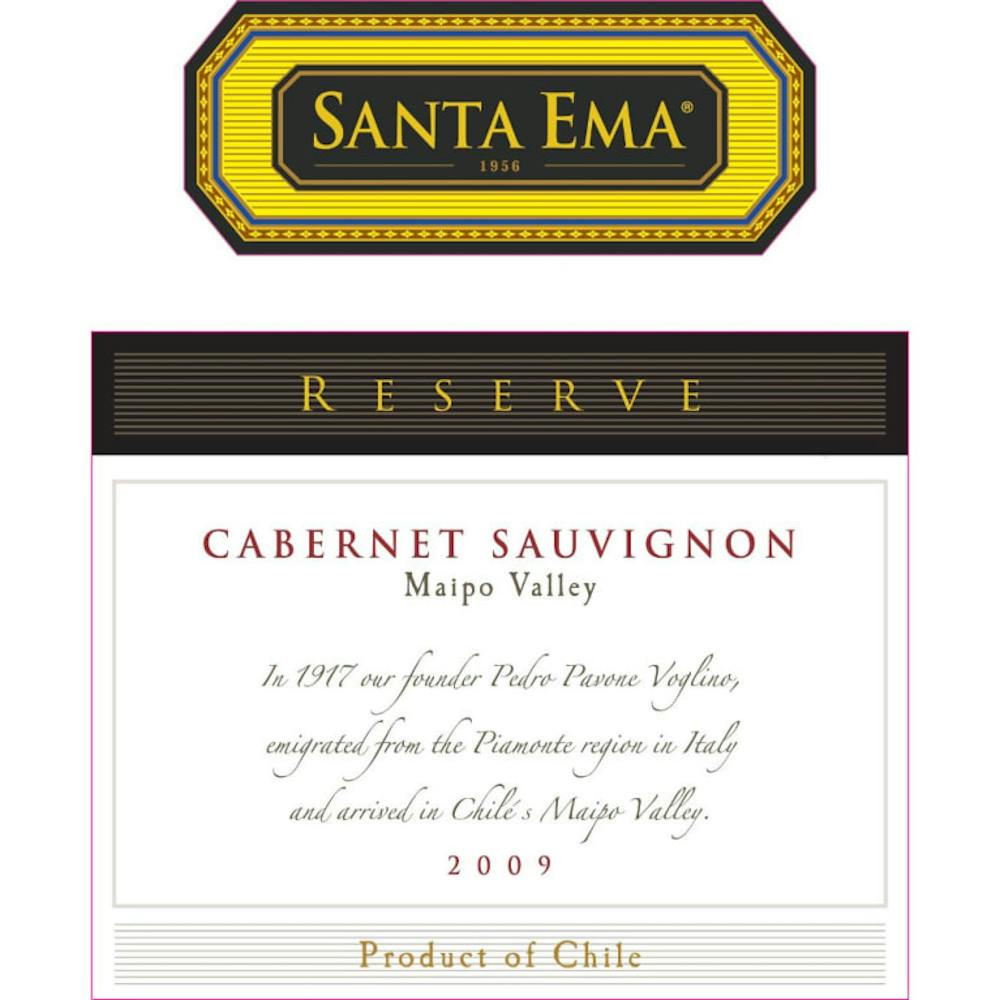Santa Ema 'Reserve' Cabernet Sauvignon 2016 :: Cabernet Sauvignon