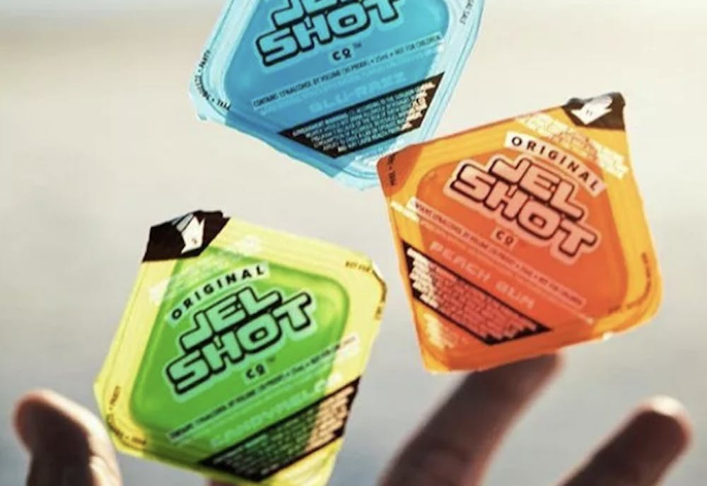 Original Jel Shot 'Peach Bum' 4-Pack 25ml :: Ready to Go Cocktails