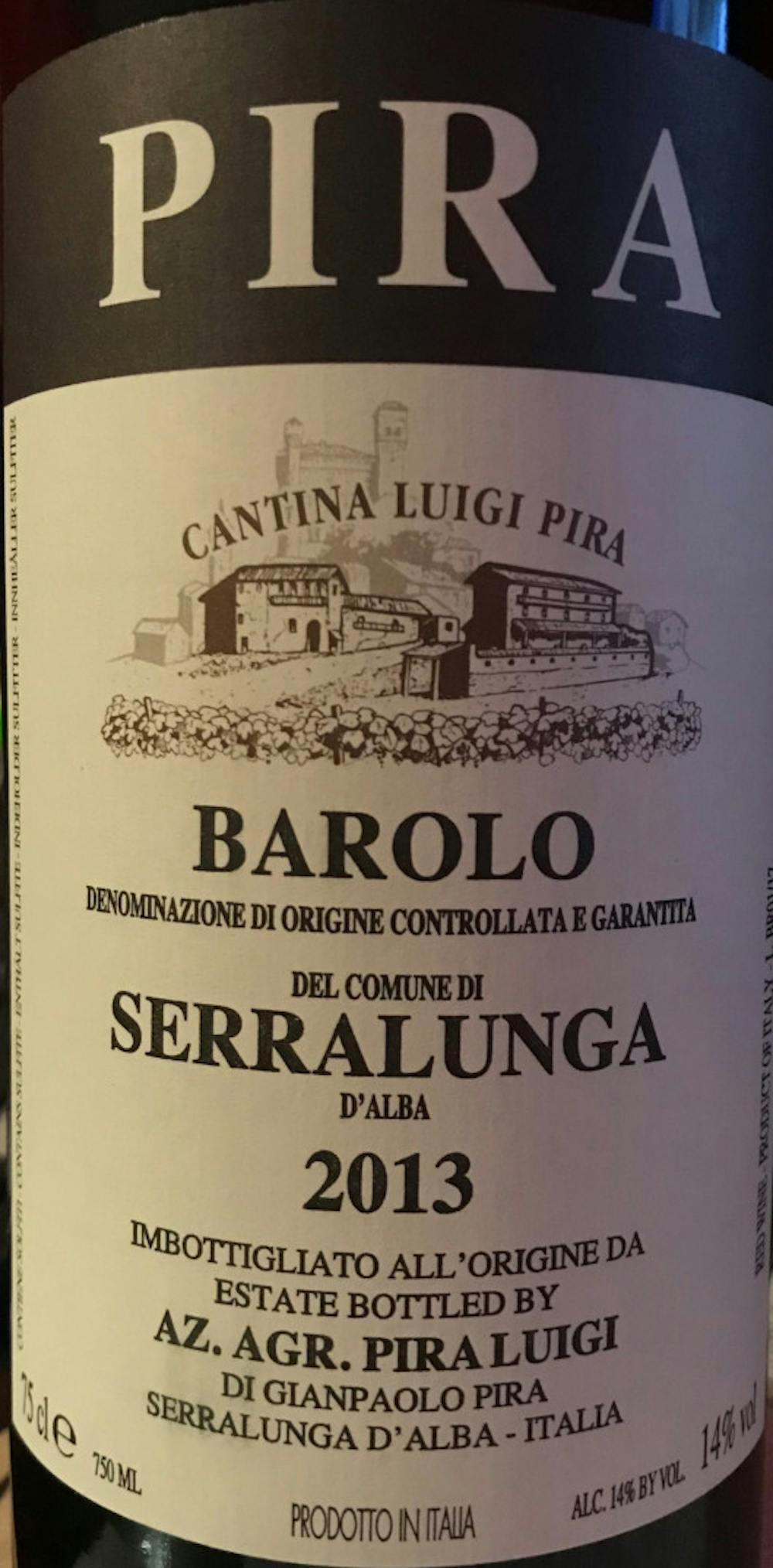 Luigi Pira 'Serralunga' Barolo Nebbiolo 2014 :: Italian Red
