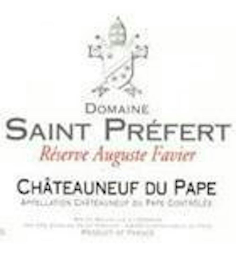 Domaine Saint Prefert 'Reserve Auguste Favier' 2015 :: Rhone Blend Red