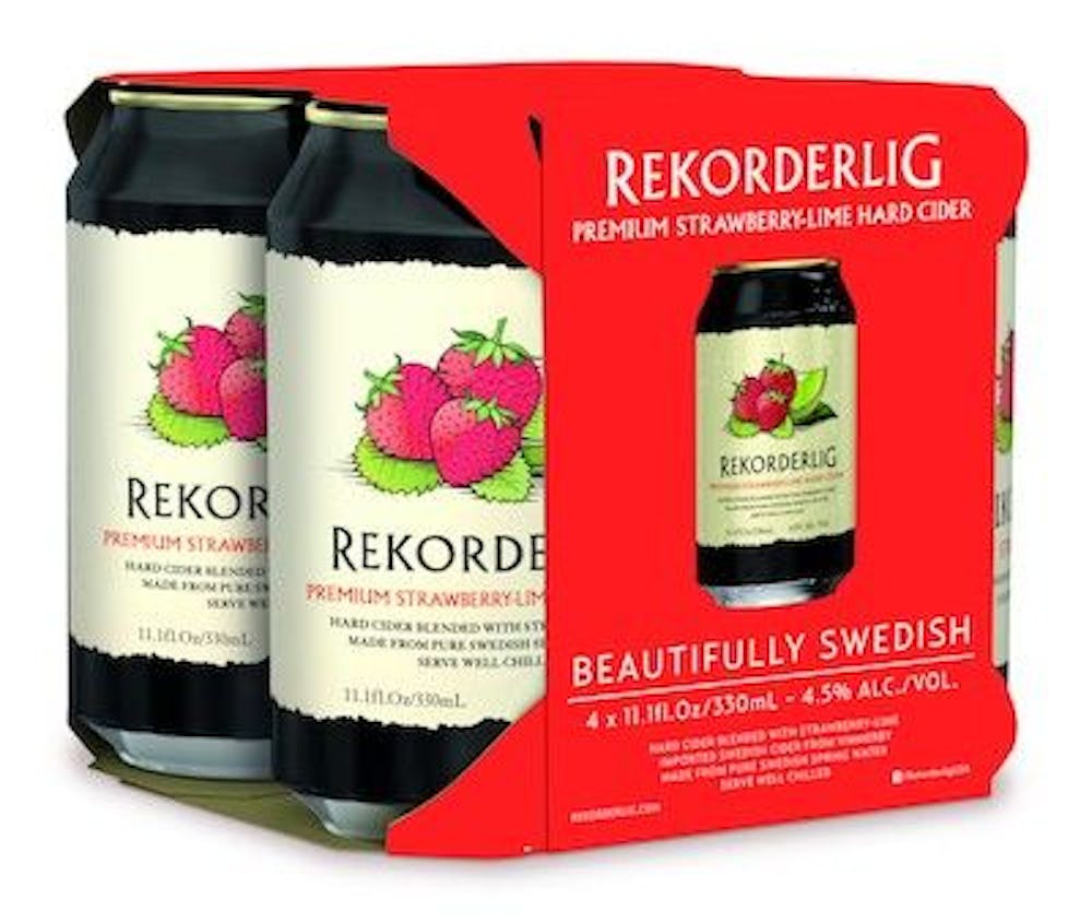 Rekorderlig 'Strawberry-Lime' Hard Cider 4-12oz Cans :: Cider