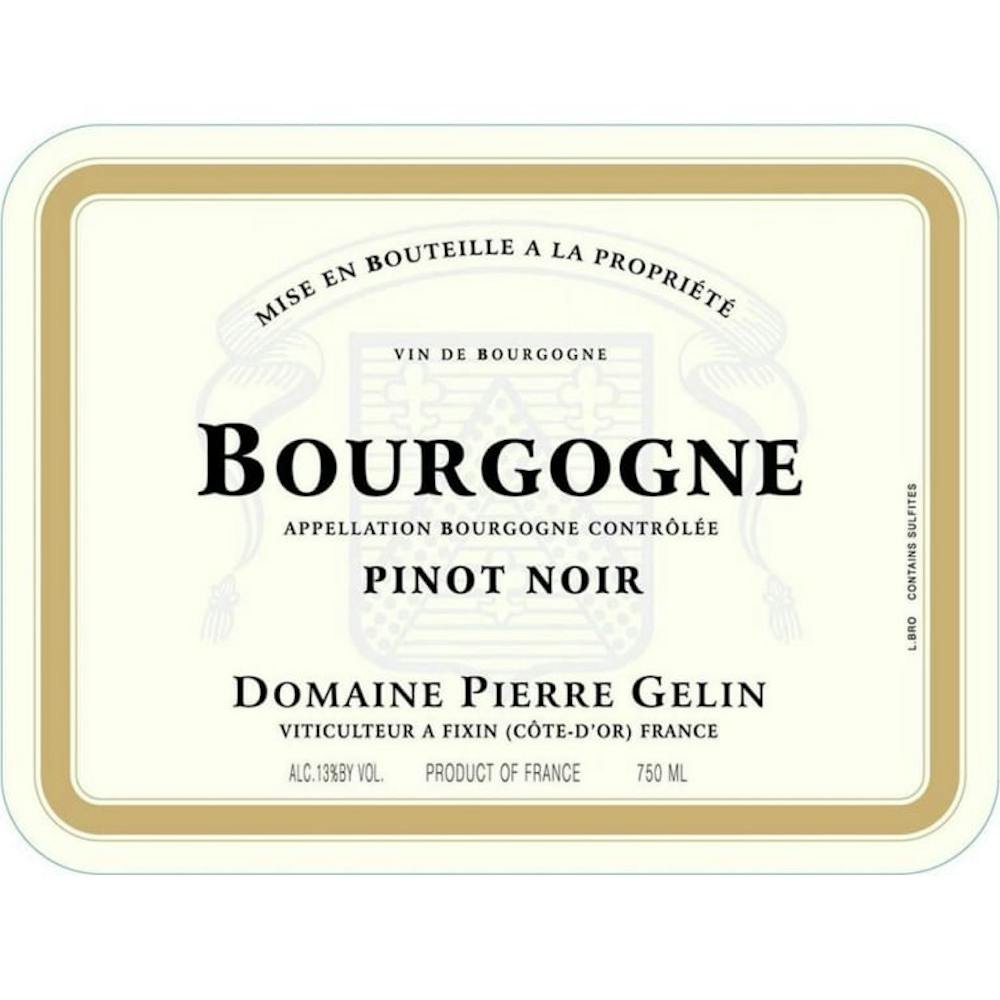 Pierre Gelin Bourgogne Rouge 2017 :: Burgundy Red