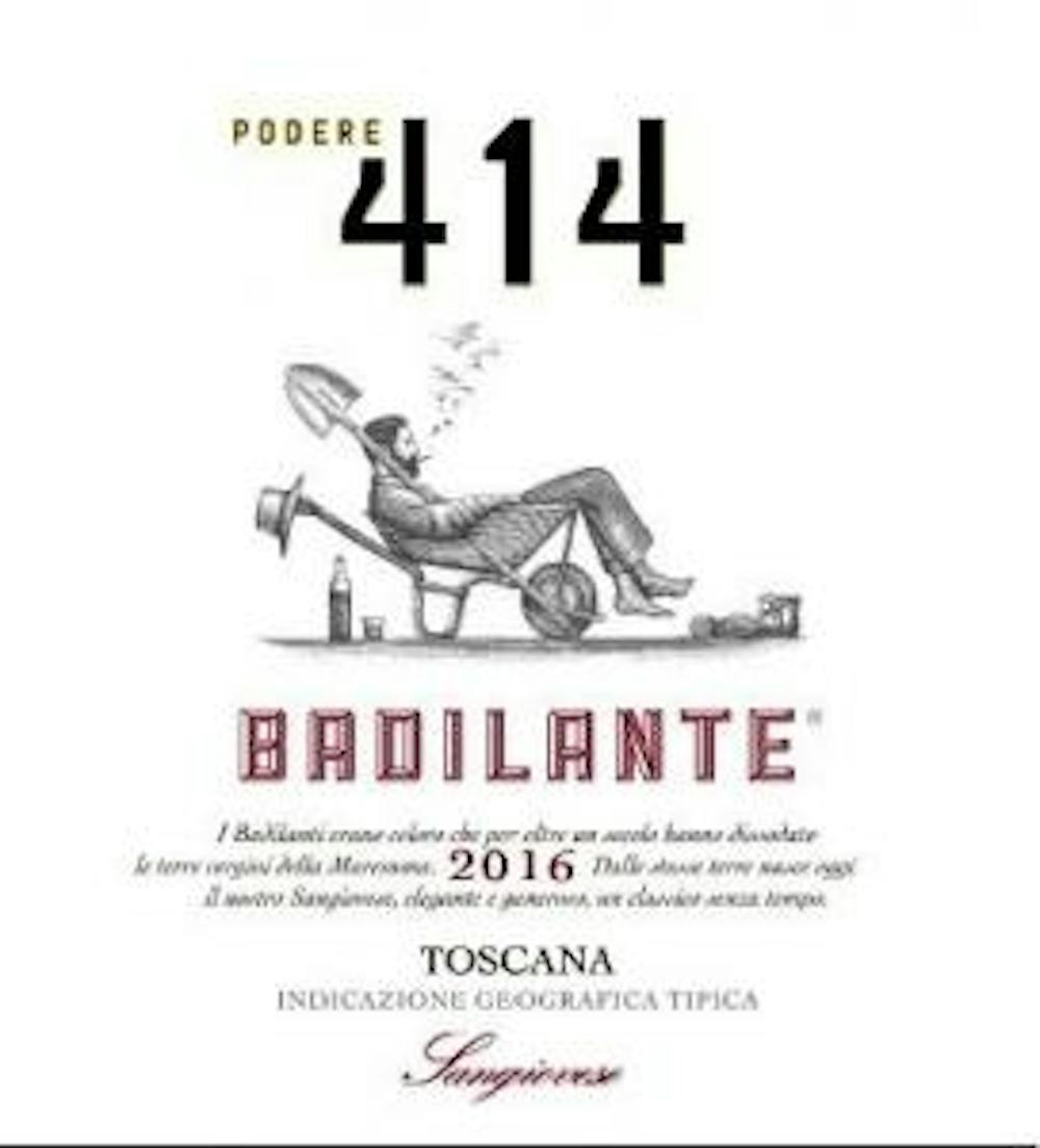 Podere 414 'Badilante' Sangiovese 2016 :: Italian Red
