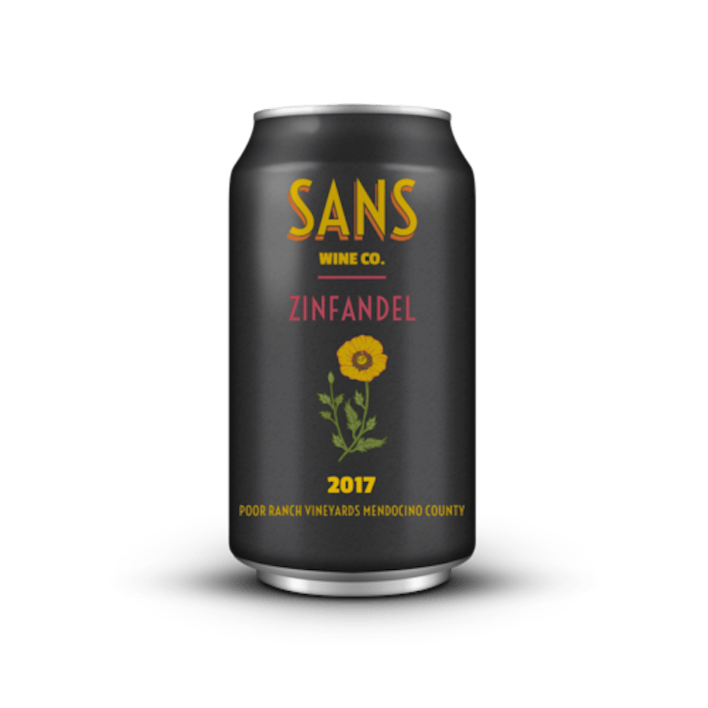 Sans Wine Co. Zinfandel 375ml Cans :: Can Wine & Wine Cocktails