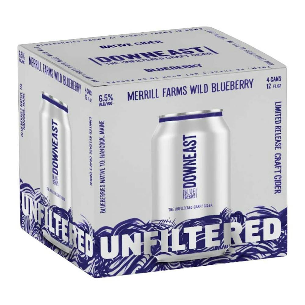 Downeast Cider 'Blueberry' Native Series 4-12oz Cans :: Cider