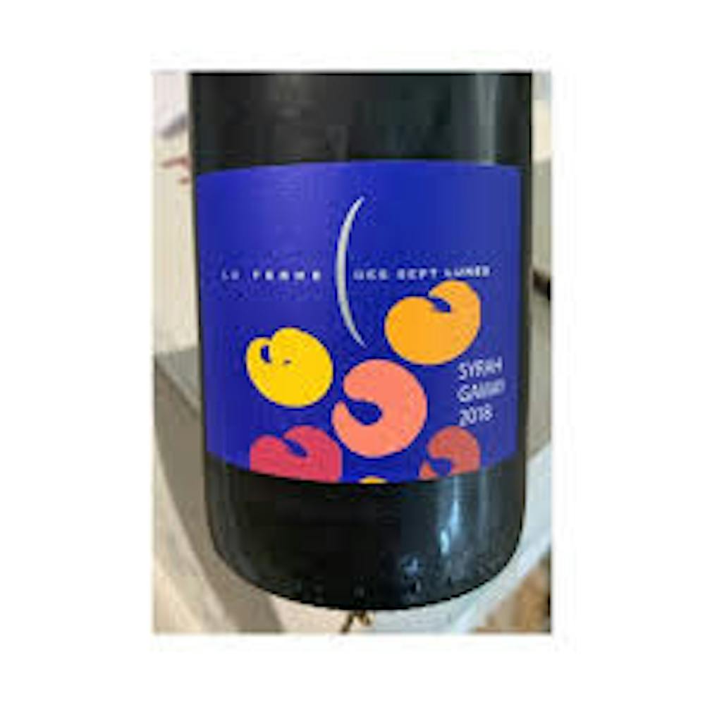 La Ferme des Sept Lunes Syrah-Gamay VdF 2018 :: Rhone Blend Red