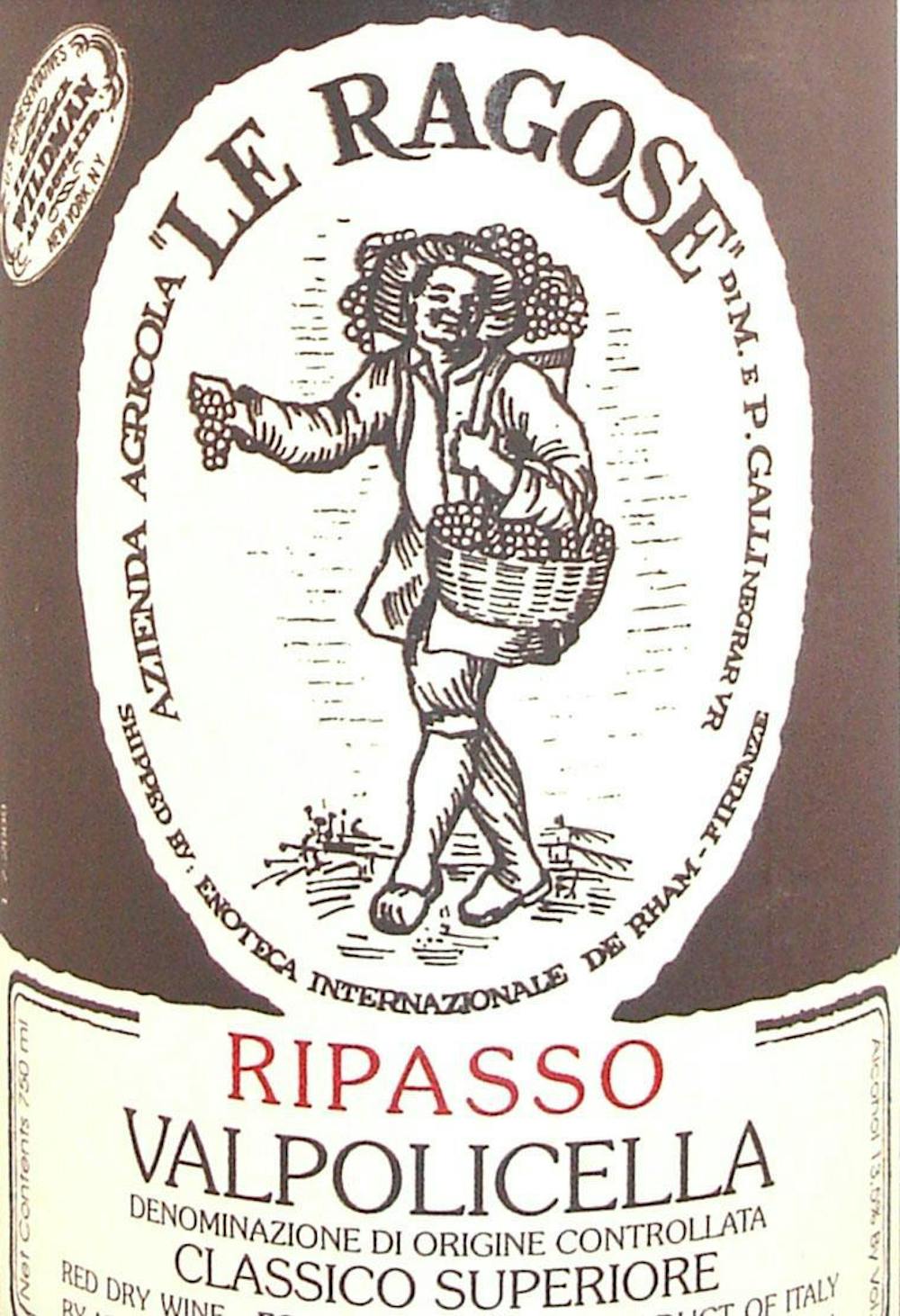 Le Ragose Valpolicella Ripasso Classico 2016 :: Italian Red