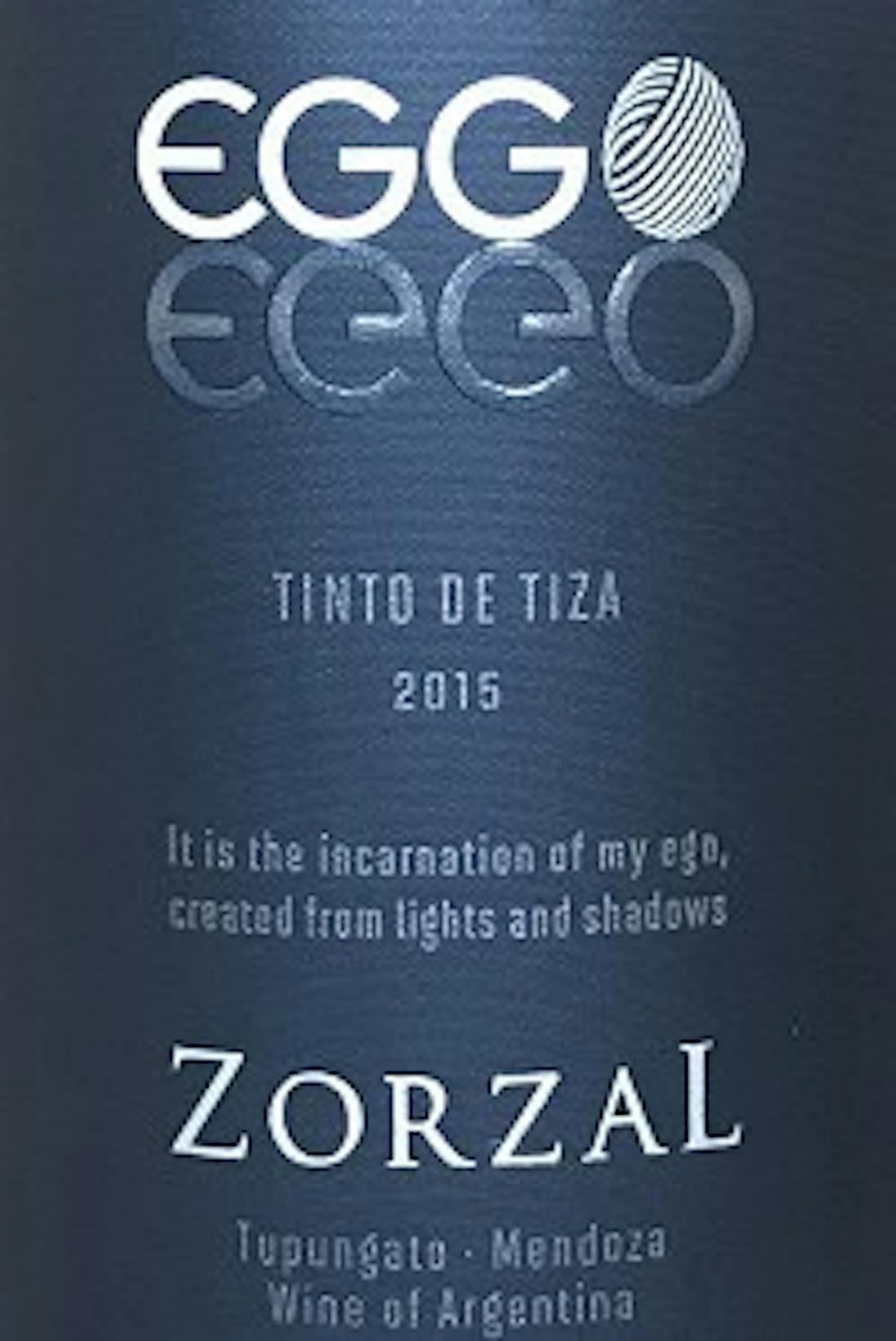 Zorzal 'Eggo Tinto de Tiza' Malbec Blend 2017 :: Malbec
