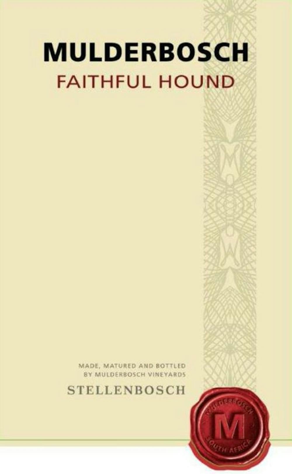 Mulderbosch 'Faithful Hound' Red Blend 2017 :: Red Blends