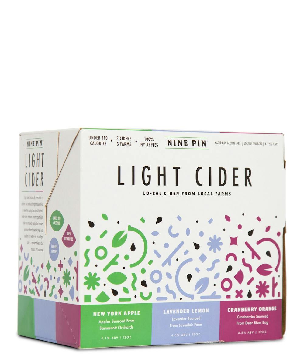 Nine Pin Hard Cider 'Light Cider' Variety Pack 6-12oz :: Cider
