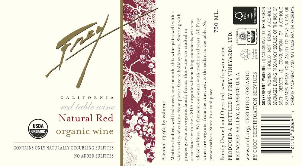 Frey Vineyards Organic Red Blend :: Red Blends