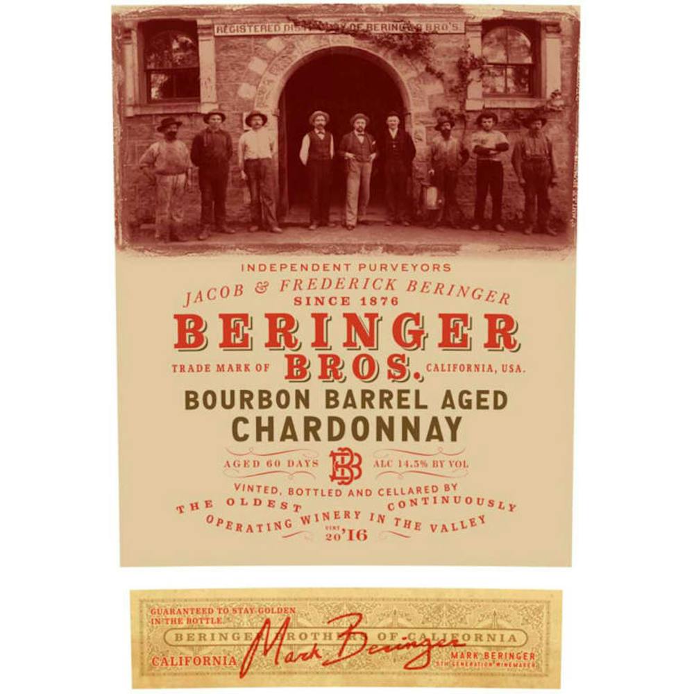 Beringer Bros Bourbon Barrel Chardonnay 2019 :: Chardonnay