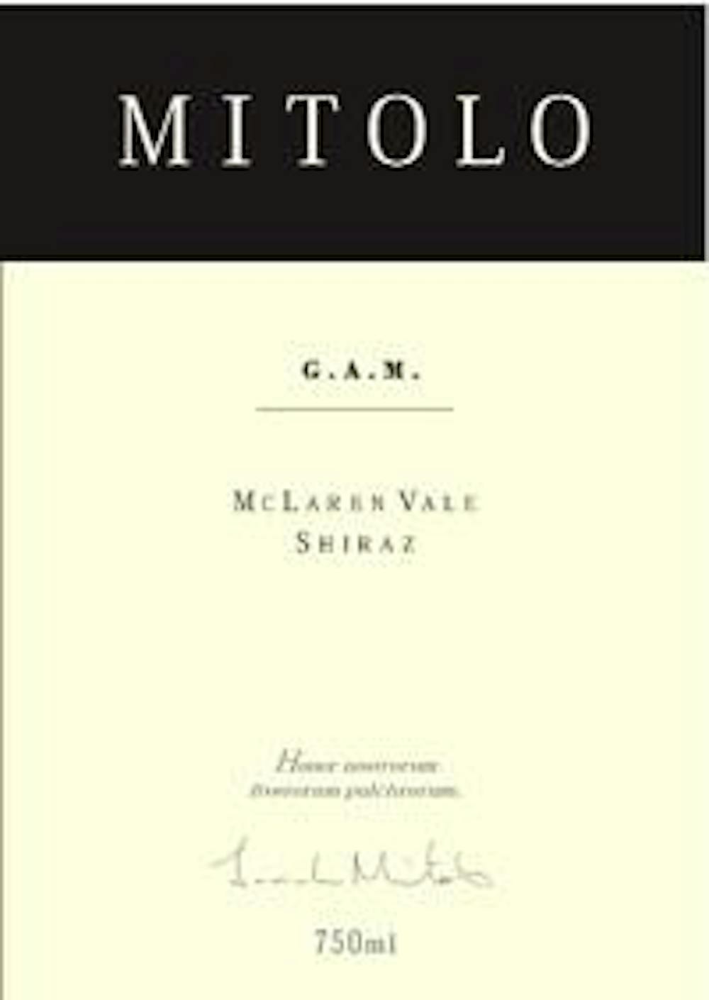 Mitolo 'GAM' Shiraz 2007 :: Shiraz / Syrah