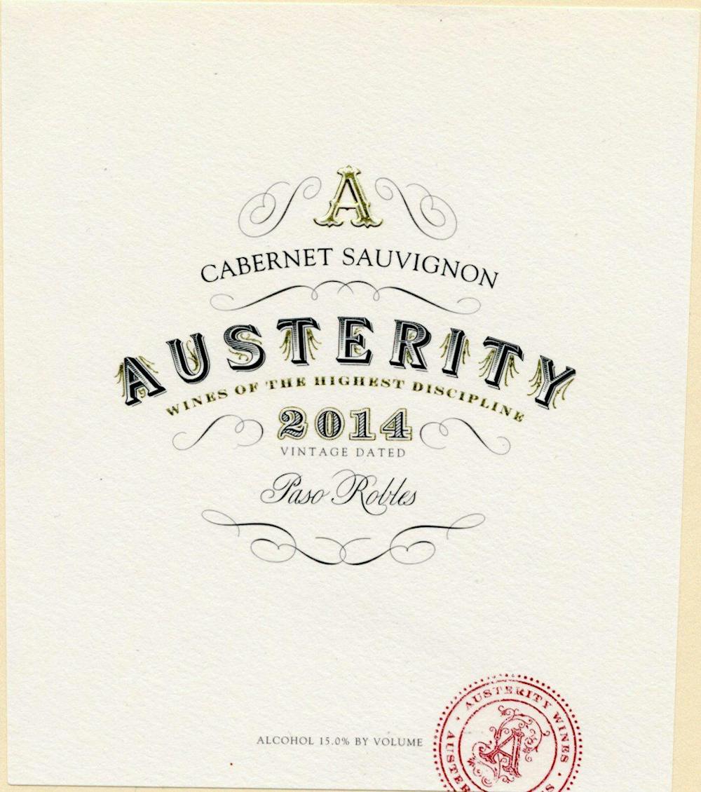 Austerity Cabernet Sauvignon 2018 :: Cabernet Sauvignon