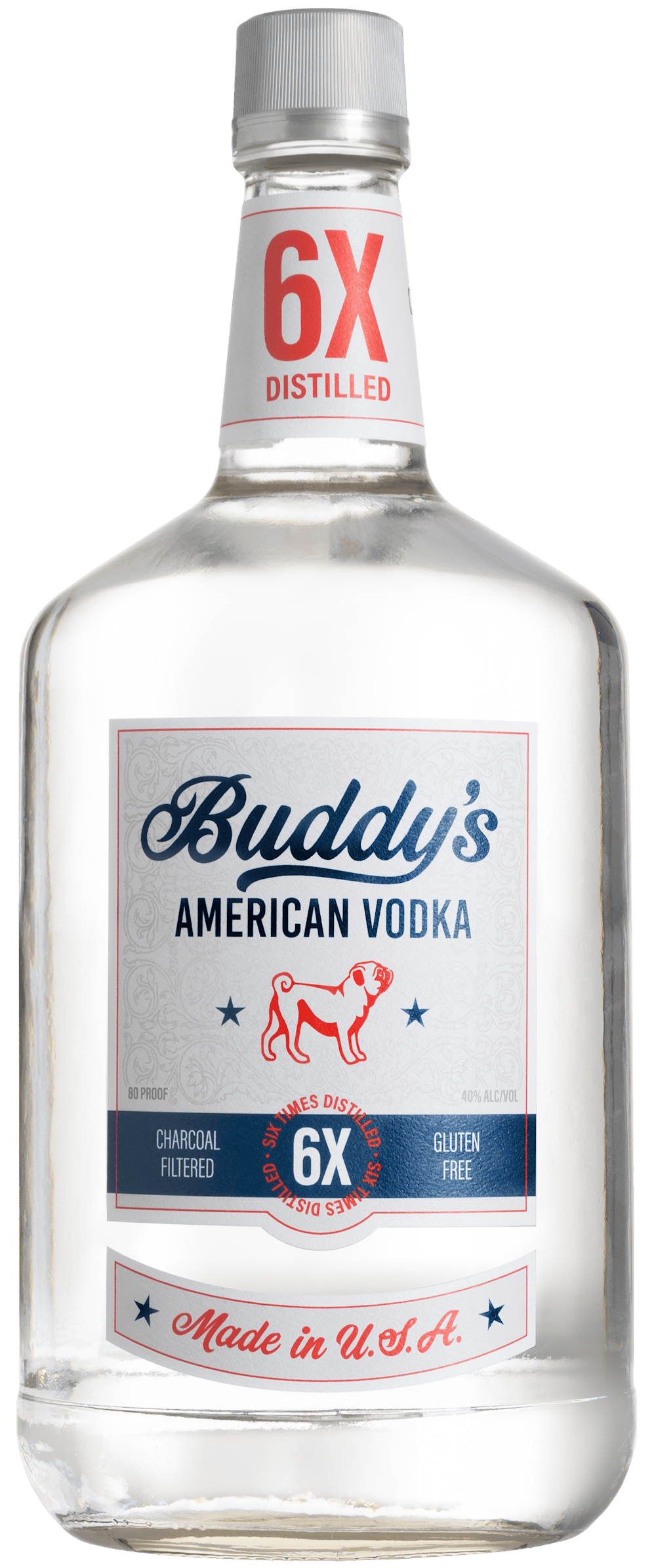 Buddy's 6x Distilled American Vodka 1.75L :: Vodka