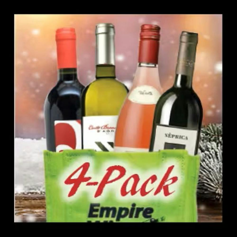 Festive 4-Bottle Wine Tasting Pack 2021 :: Wine Gift Packs