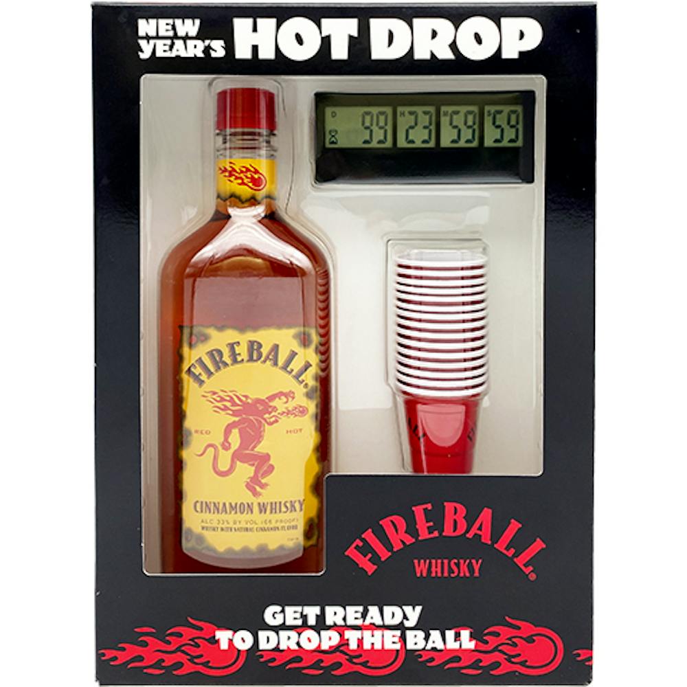 Fireball Cinnamon Burndown Kit Gift Set 750ml :: Whiskey