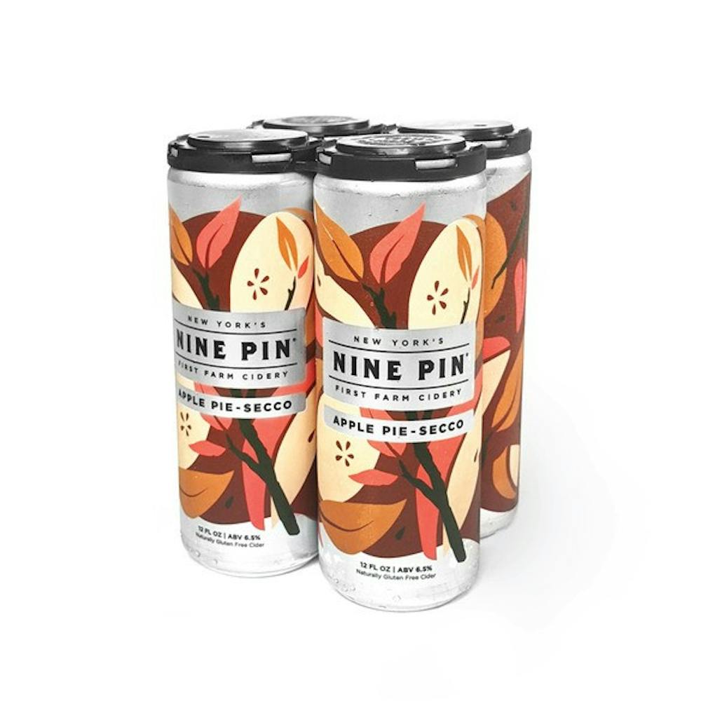 Nine Pin Apple Pie-Secco Hard Cider 4-12oz Cans :: Cider