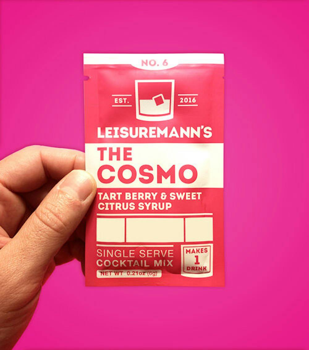 Leisuremann's Cosmopolitan Single-Serve Cocktail Packet :: Cocktail Mixers