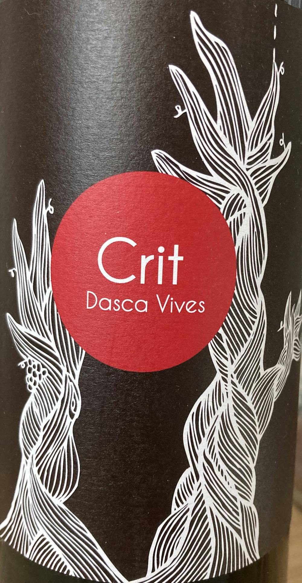 Dasca Vives 'Crit' Garnacha Tempranillo 2015 :: Spanish Red