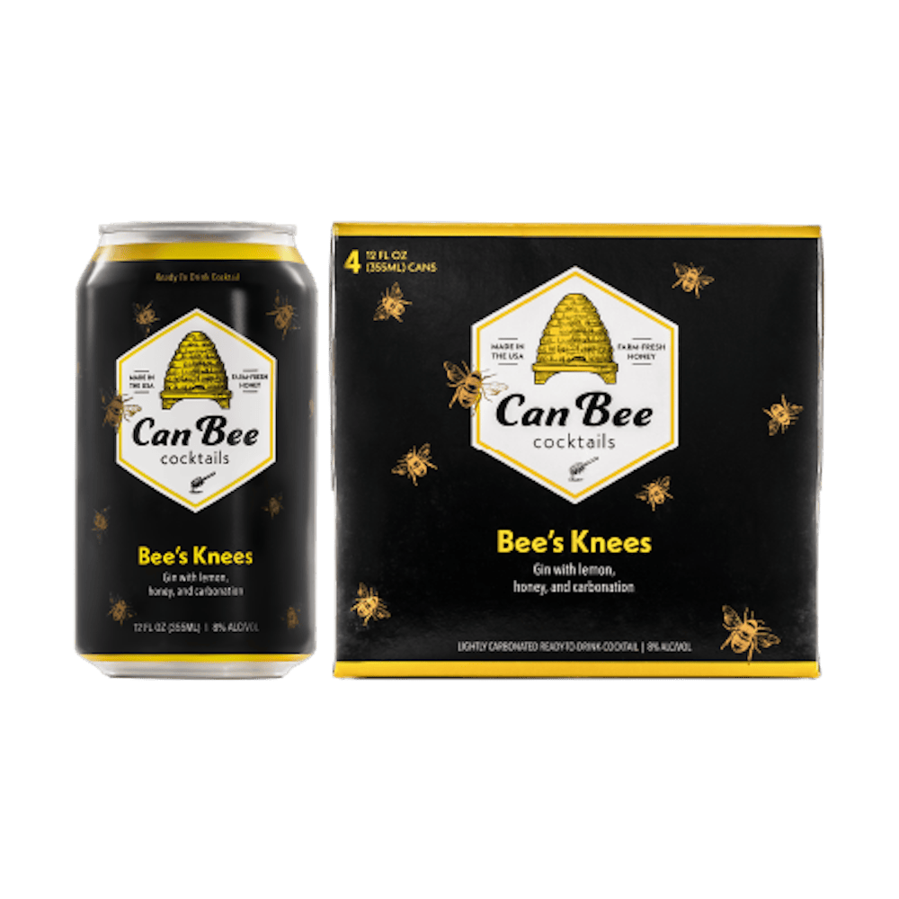 Can Bee Cocktails Bee's Knees 4-355ml Cans :: Ready to Go Cocktails