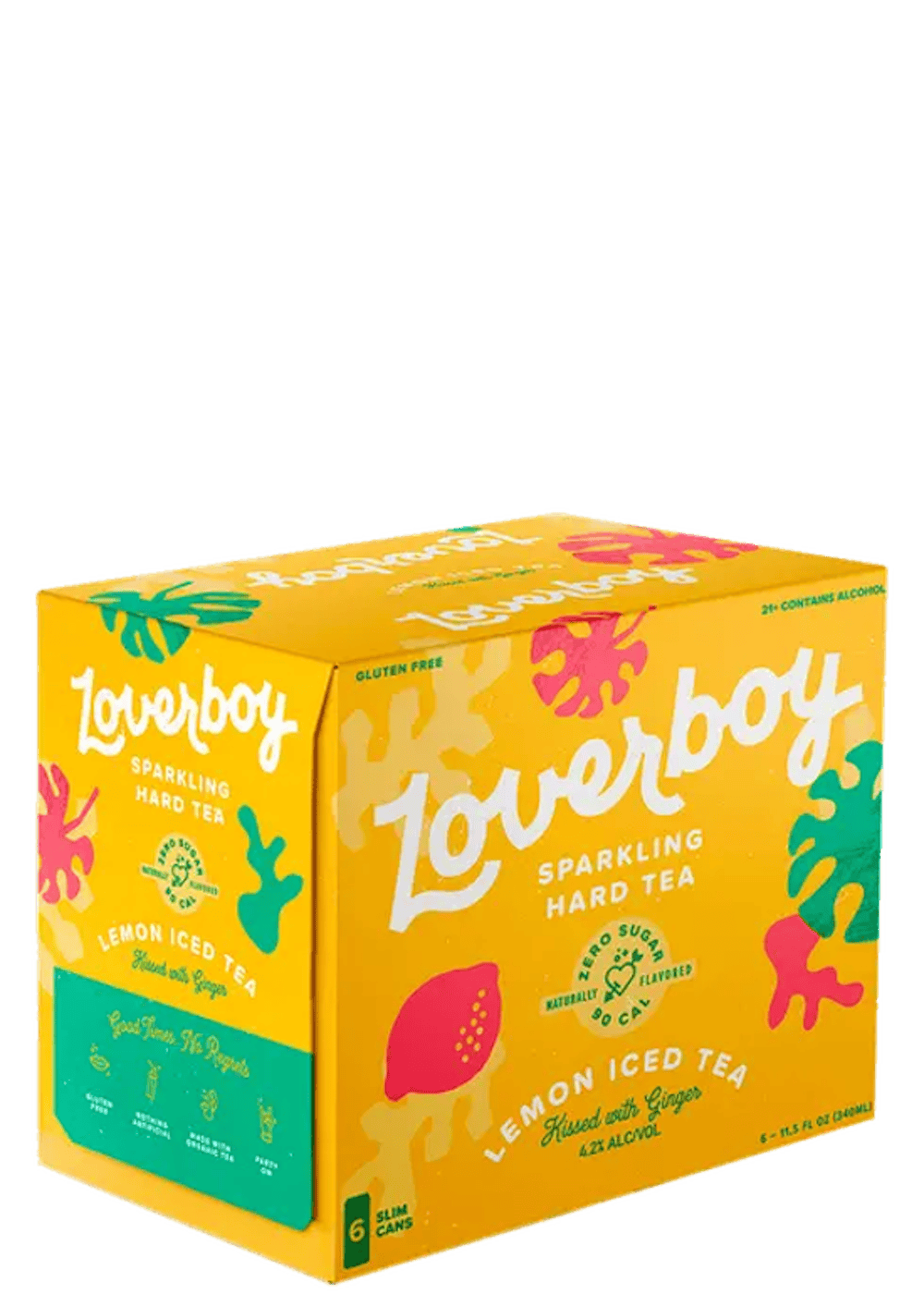 Loverboy Lemon Iced Tea Hard Tea 6-11.5oz Cans :: Other / Variety Packs