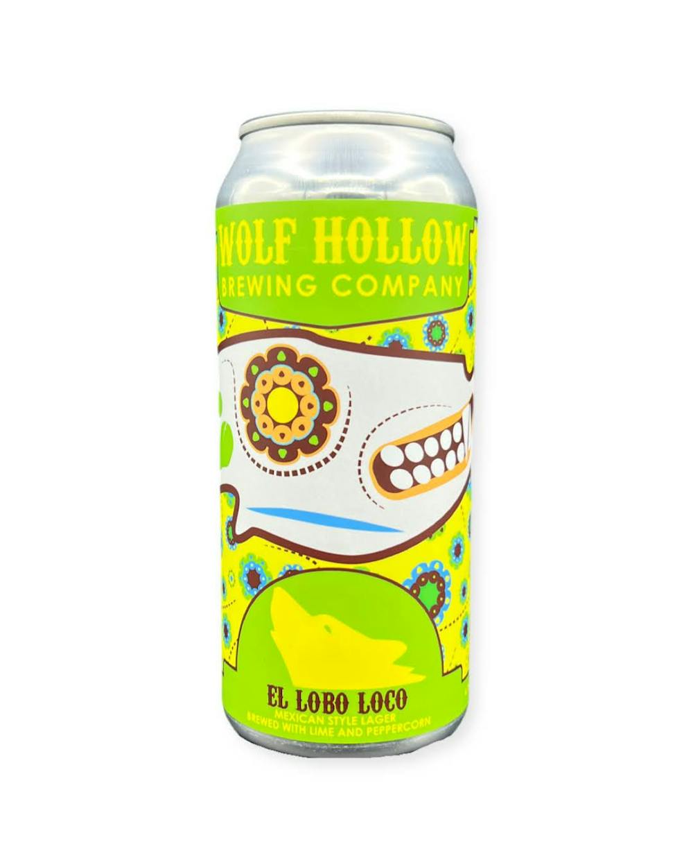 Wolf Hollow El Lobo Loco Lager 16oz Can :: Pilsner/Lager