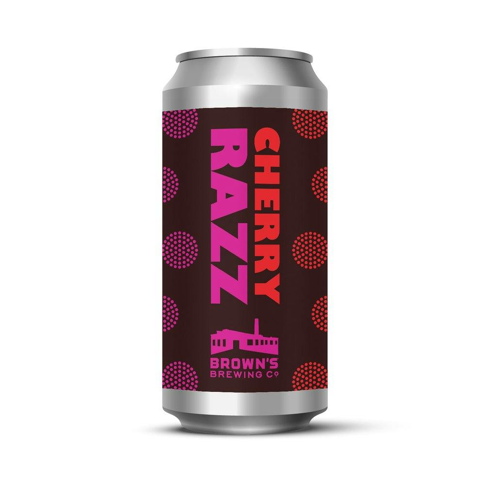 Brown's Brewing Cherry Razz Ale 16oz Can :: Sour
