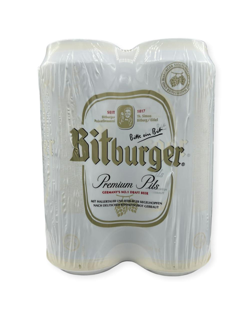 Bitburger Premium Pils 4-16oz Cans :: Pilsner/Lager