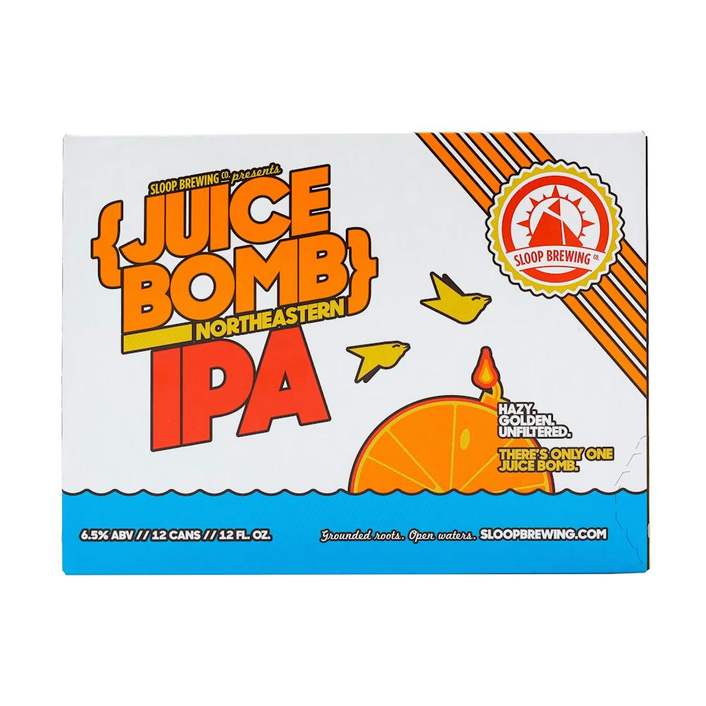 Sloop Brewing Juice Bomb IPA 12-12oz Cans :: IPA/DIPA
