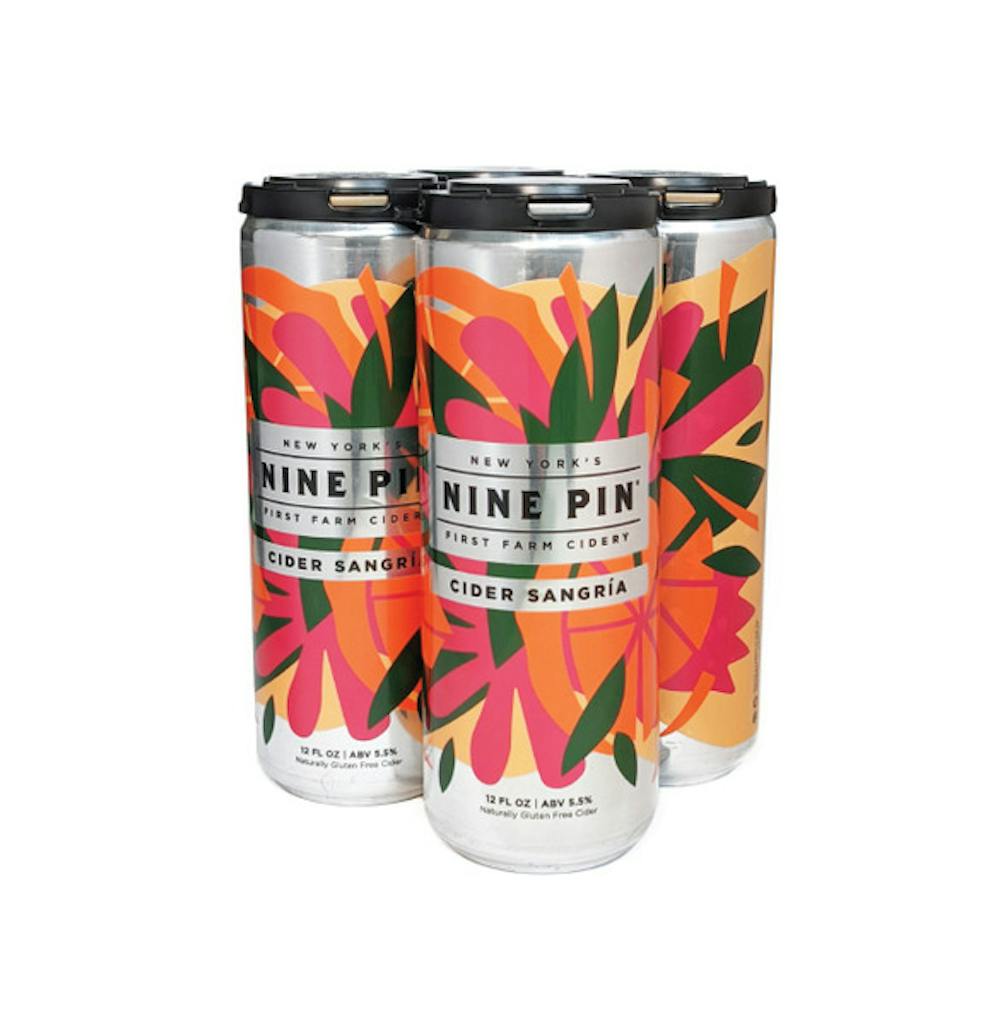 Nine Pin Ciderworks Sangria Hard Cider 4-12oz Cans :: Cider