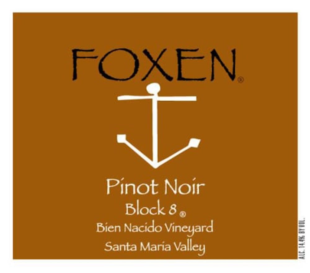 Foxen Bien Nacido Vineyard 'Block 8' Pinor Noir 2017 :: Pinot Noir