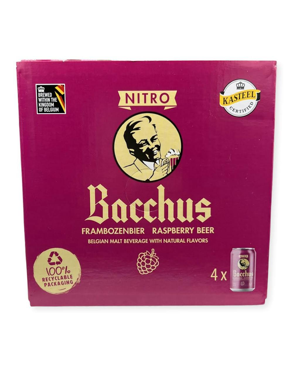 Kasteel - Bacchus Nitro Raspberry 4 - 10.14oz Cans :: Other / Variety Packs