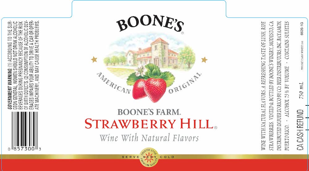 Boones Farm Strawberry Hill 750ml :: Other Red Wines