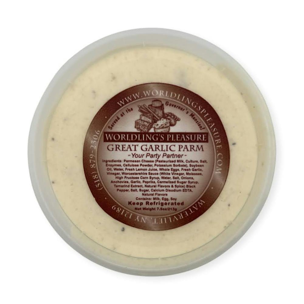 Worldling's Pleasure Great Garlic Parm 7.5oz :: Cheese