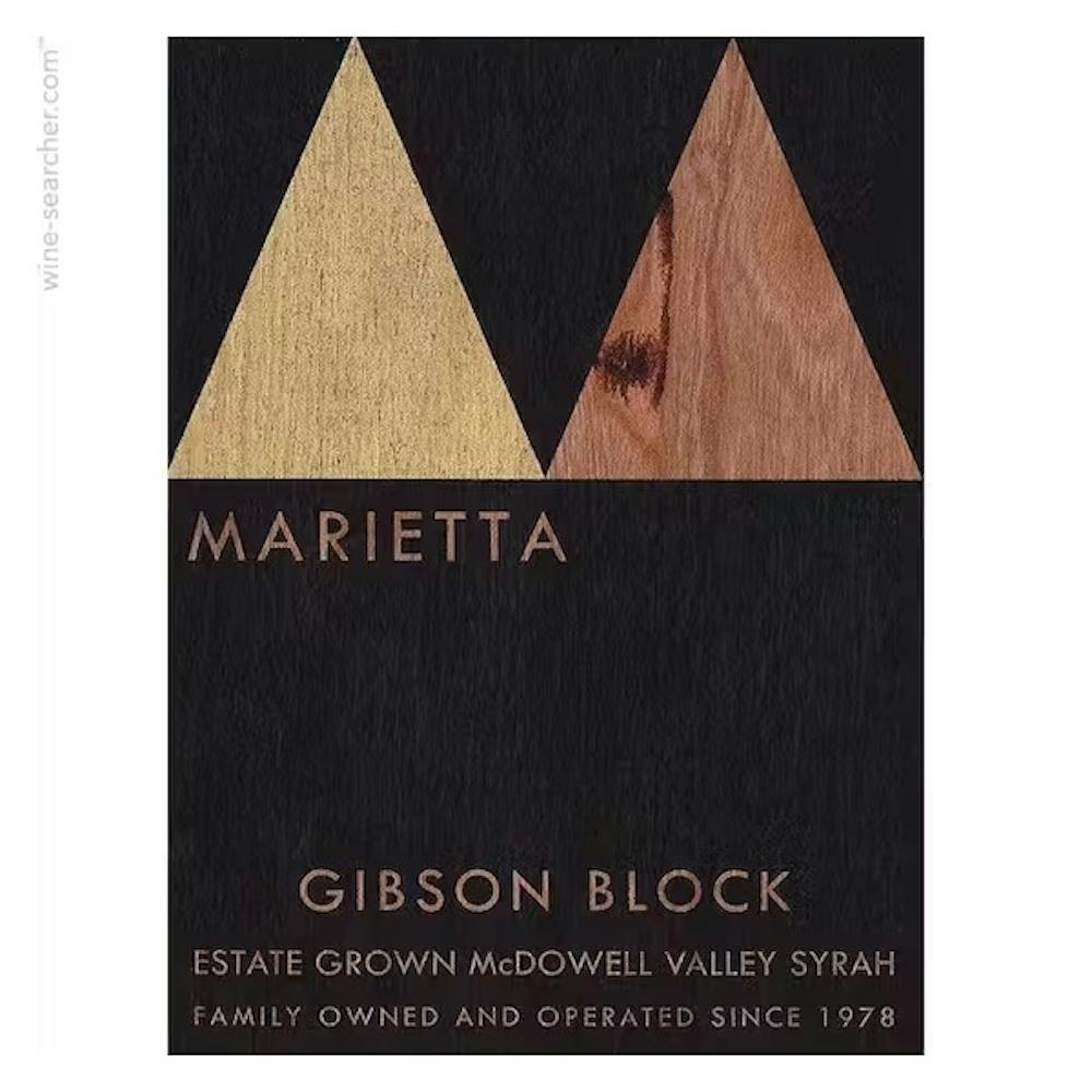 Marietta Cellars Gibson Block Syrah Single Vineyard 2019 :: Shiraz / Syrah