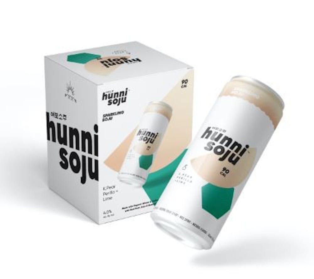 Yobo Hunni Pear Perilla Sparkling Soju 4-355ml Cans :: Ready to Go ...